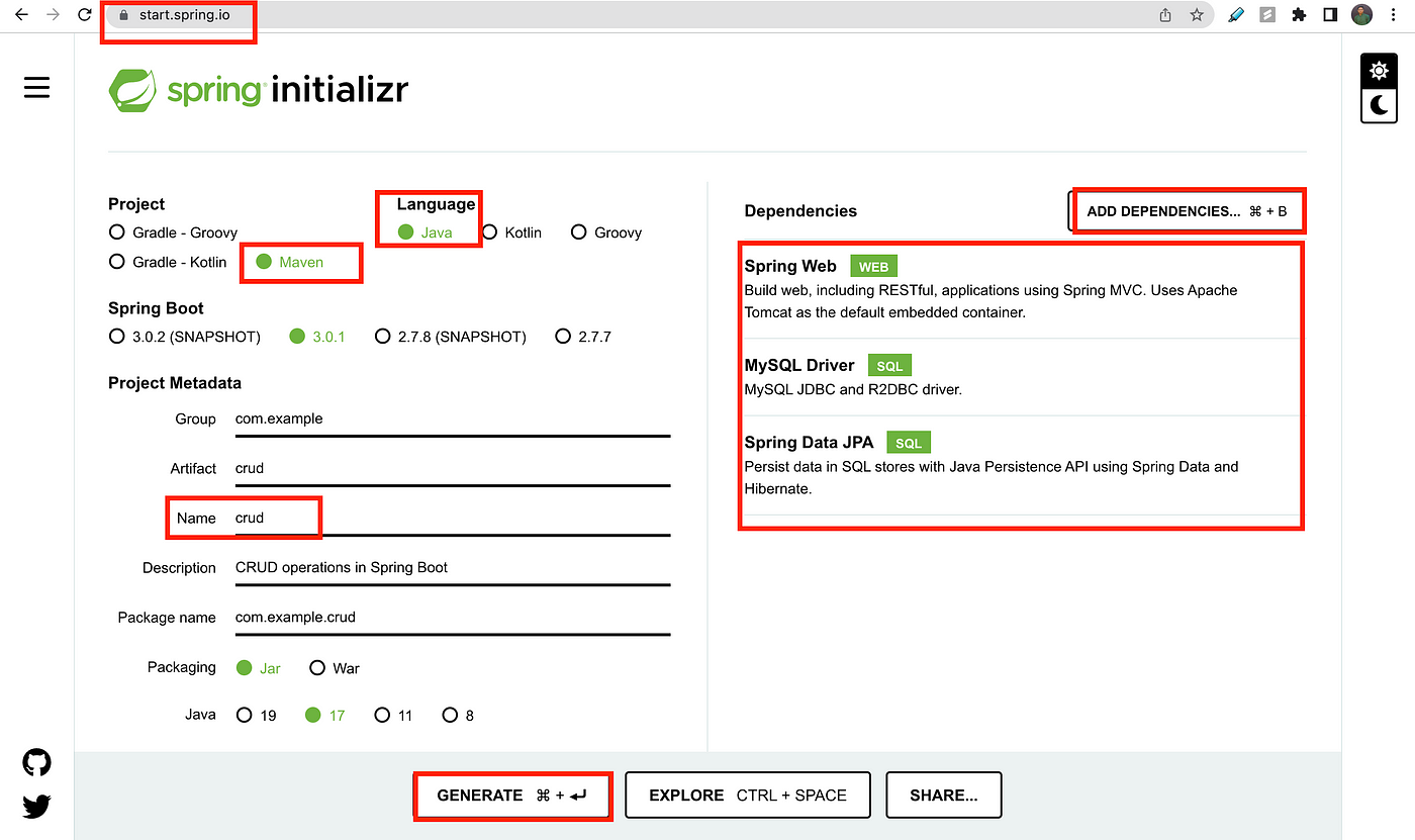 Restful Crud Operation Using Java Springboot And Jpa 47 Off