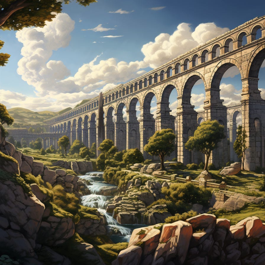 Water Use For Public Sanitation The Roman Aqueducts