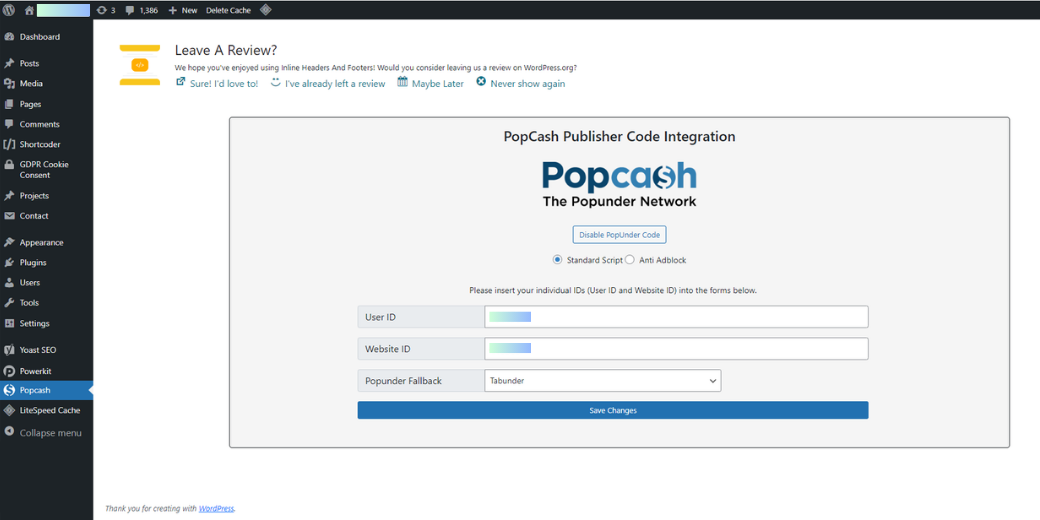 Popcash