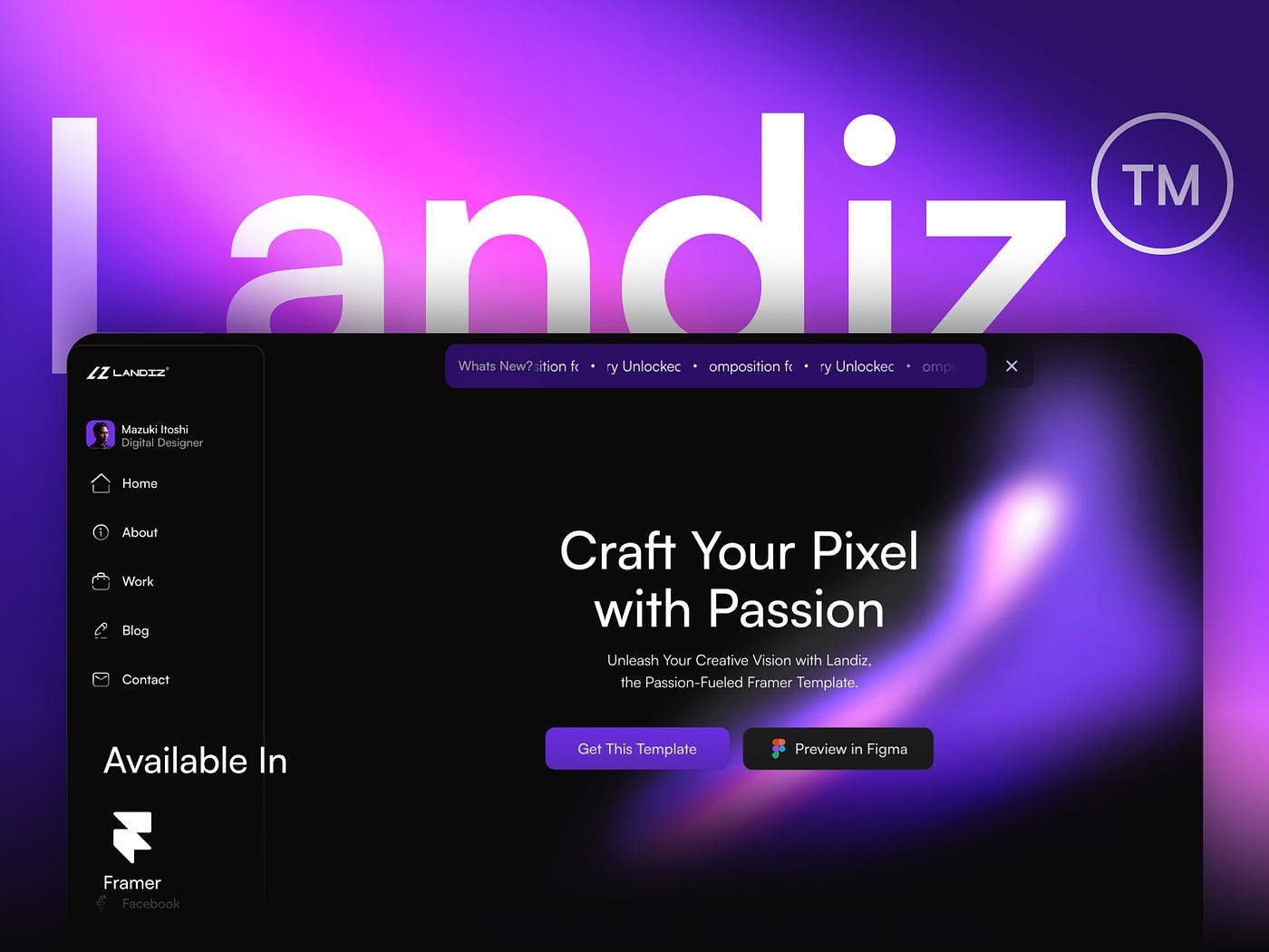 Purple Passion Blogger Layout