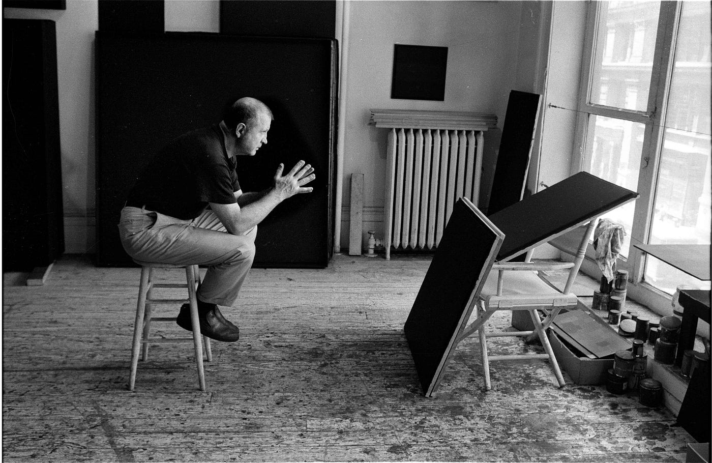 Ad Reinhardt Portrait