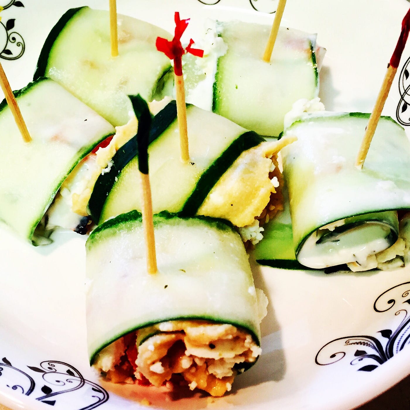 Cucumber Roll Ups