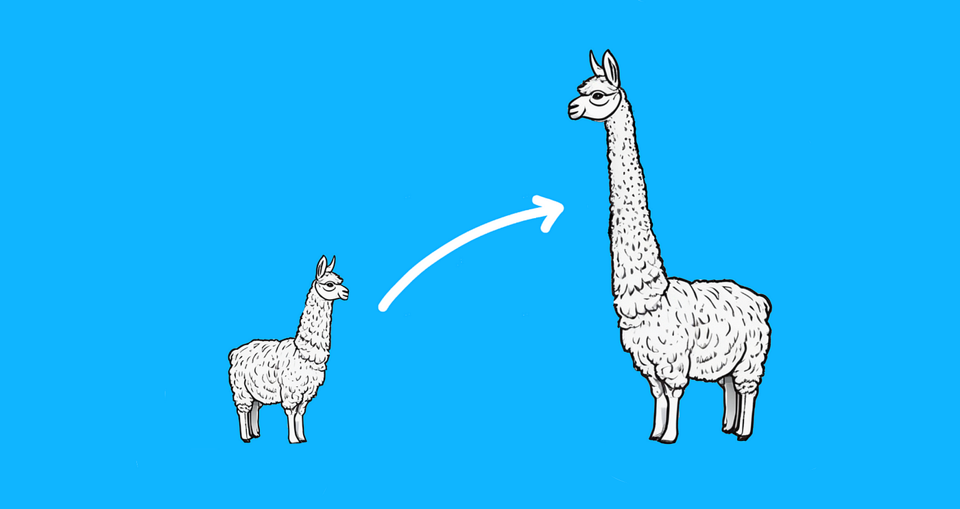 Grren Running Lama Gif