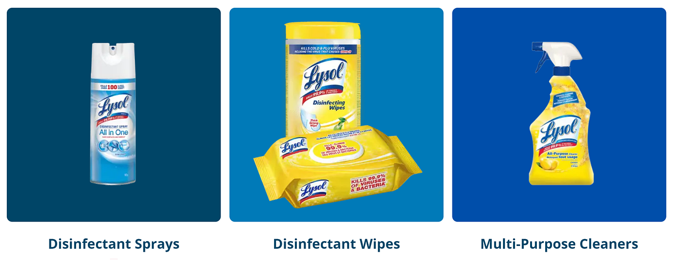 Lysol Disinfectant Spray Ads