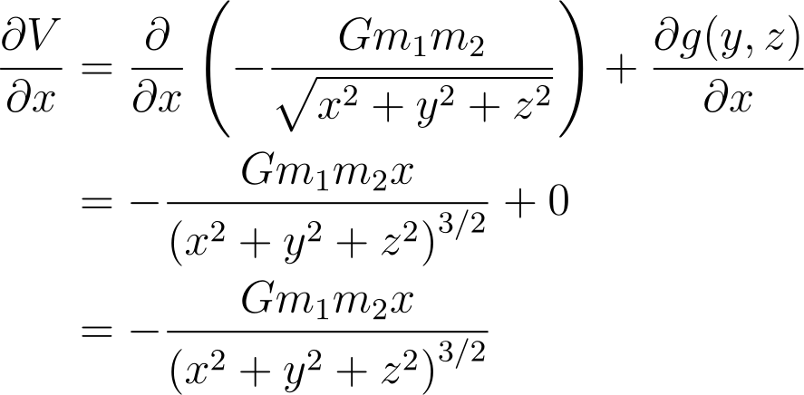 Partial Derivative Formula