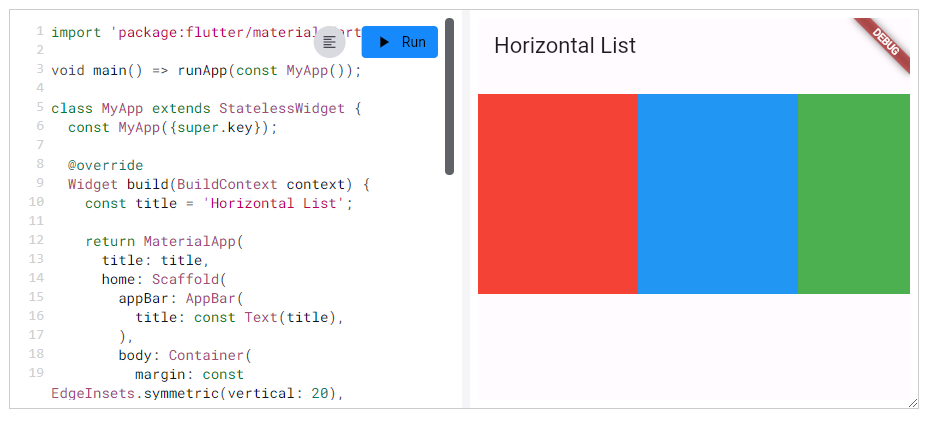 Flutter Listview Example Codesfor Flutter Firebase Database And