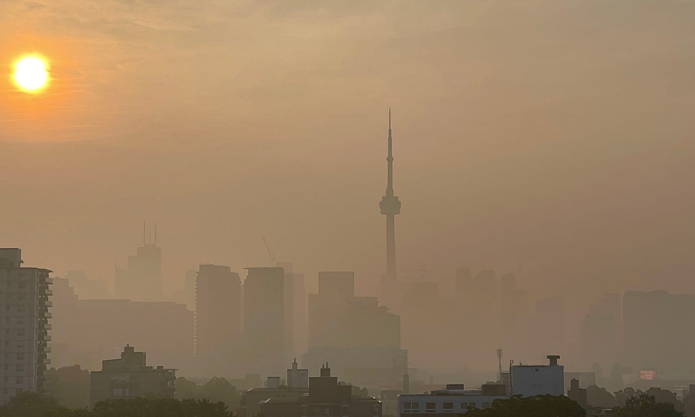 Forest Fire Smoke Toronto