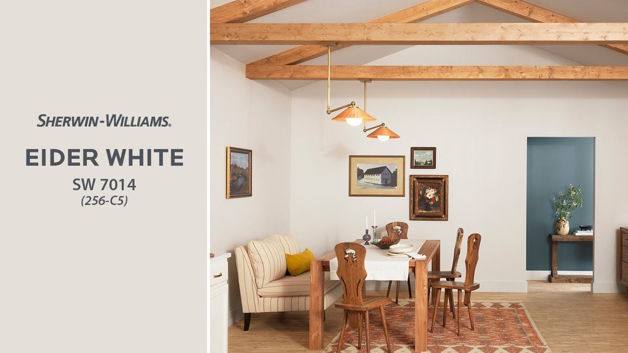 Eider White by Sherwin Williams Redefining Elegance in Everyday Spaces by Torlando Hakes Torlando On Color