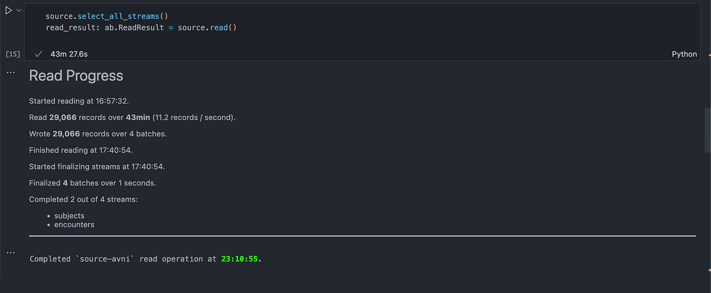 Exploring Data Integration with PyAirbyte and Airbyte Connectors - Project Tech4Dev