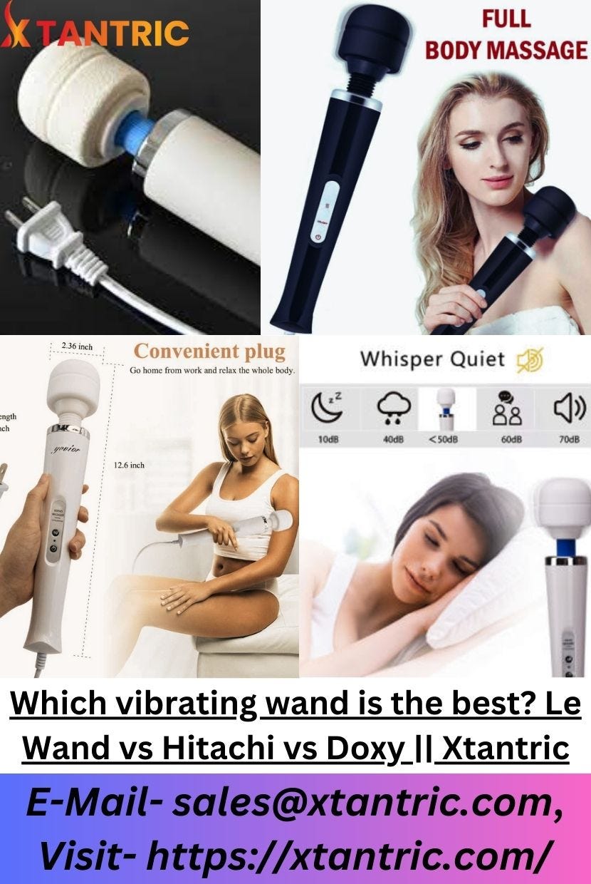 Woman Using Hitachi Magic Wand