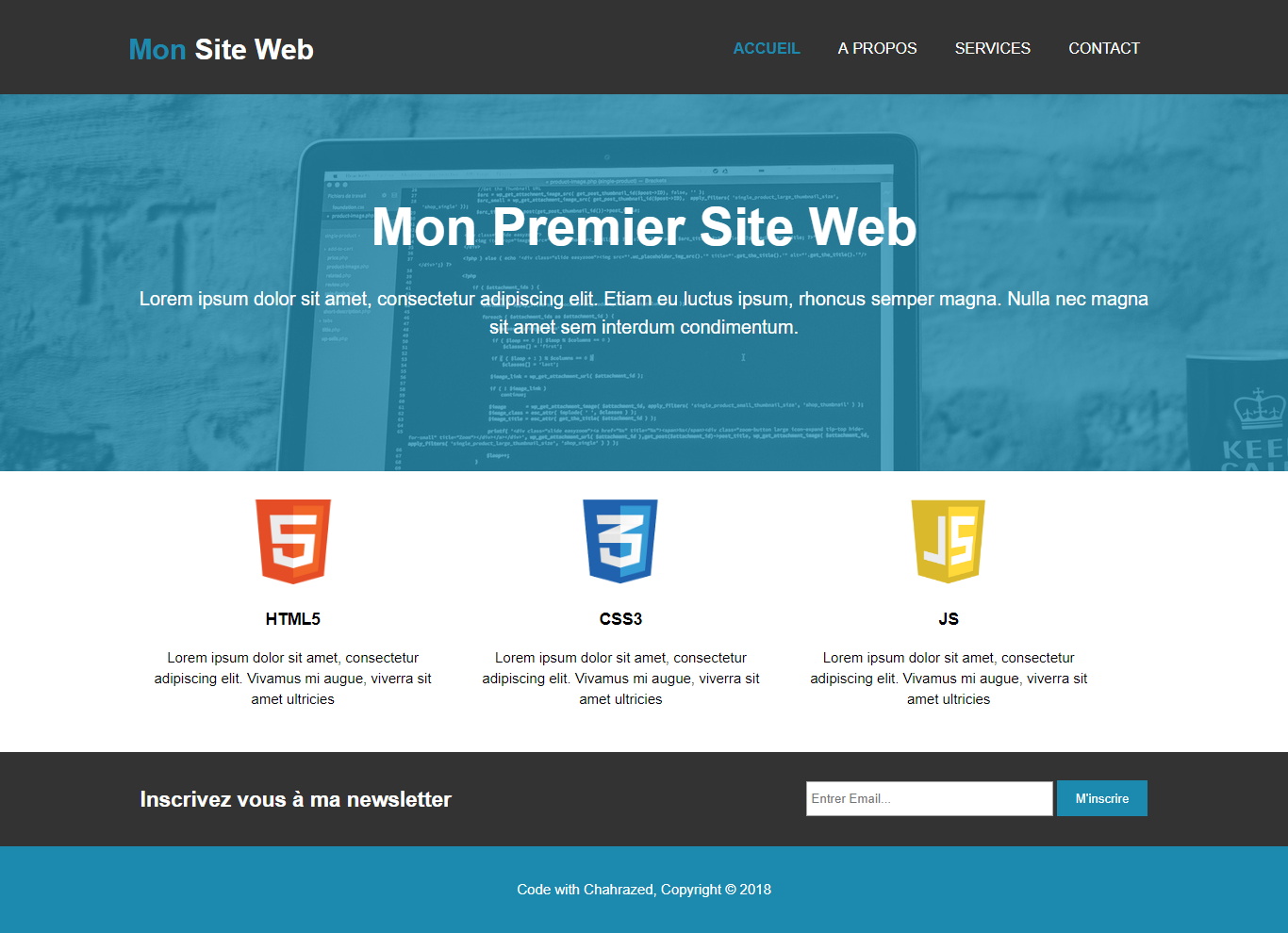 Exemple De Site Web Code Html Le Meilleur Exemple Les Meilleurs