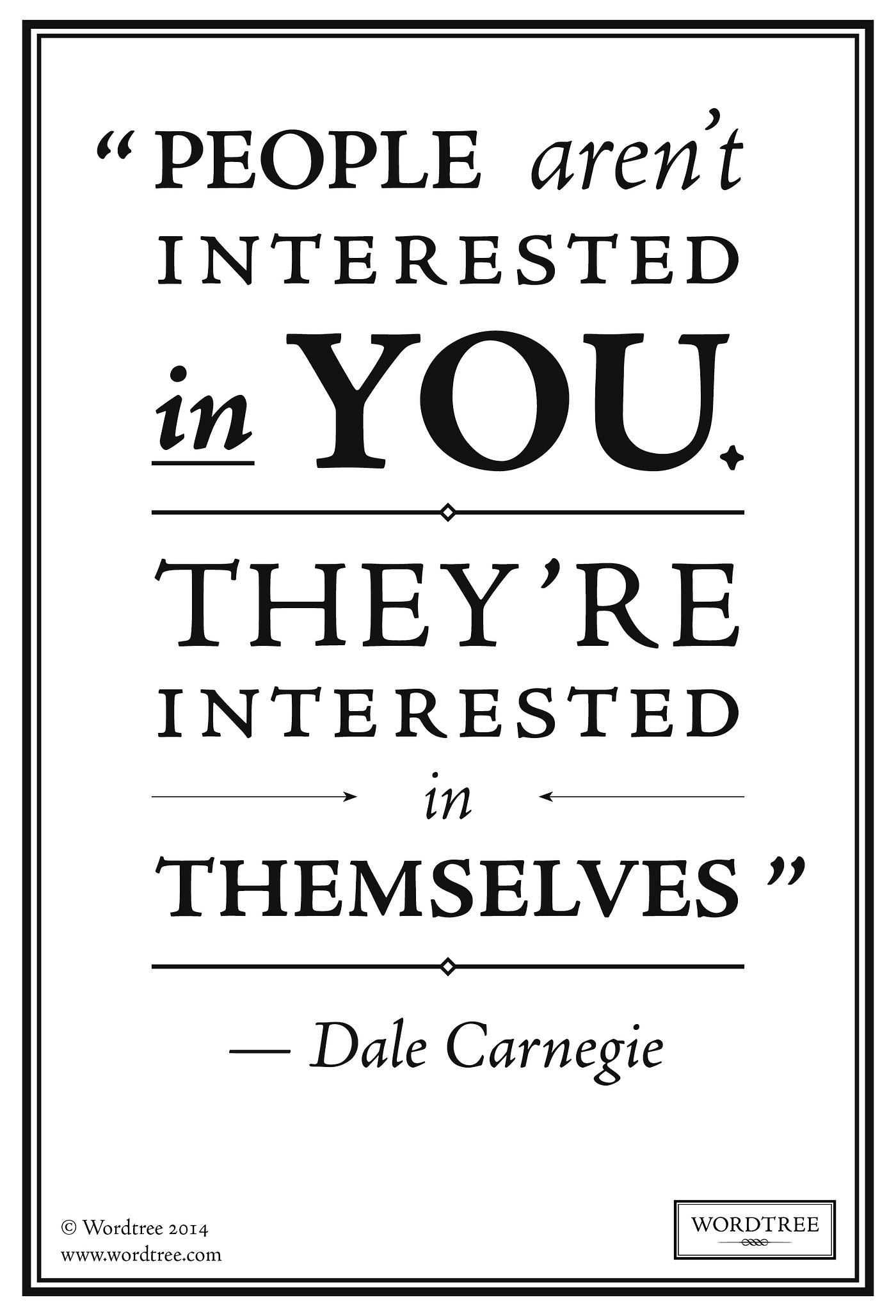 Not Interested Quote