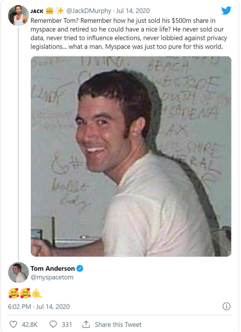 Myspace Tom Twitter