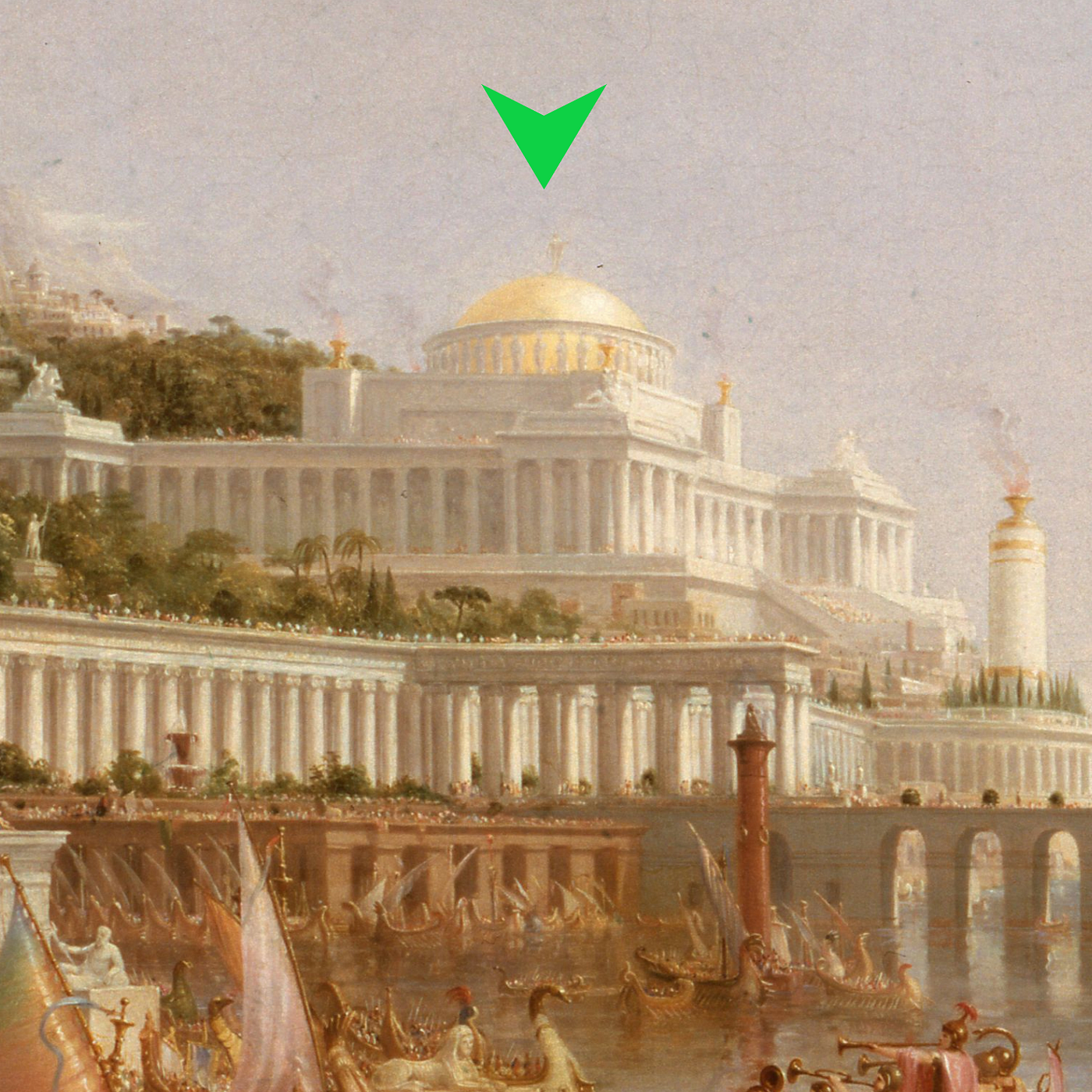 Thomas Cole The Course Of Empire Consummation
