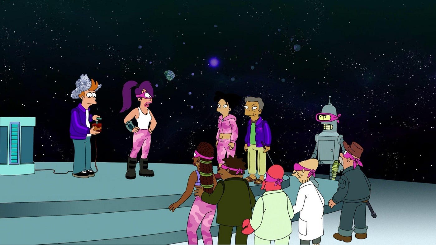 Futurama Leela And Fry Grow Old