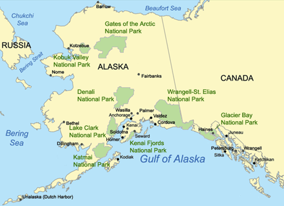 Alaska Geography And Landforms