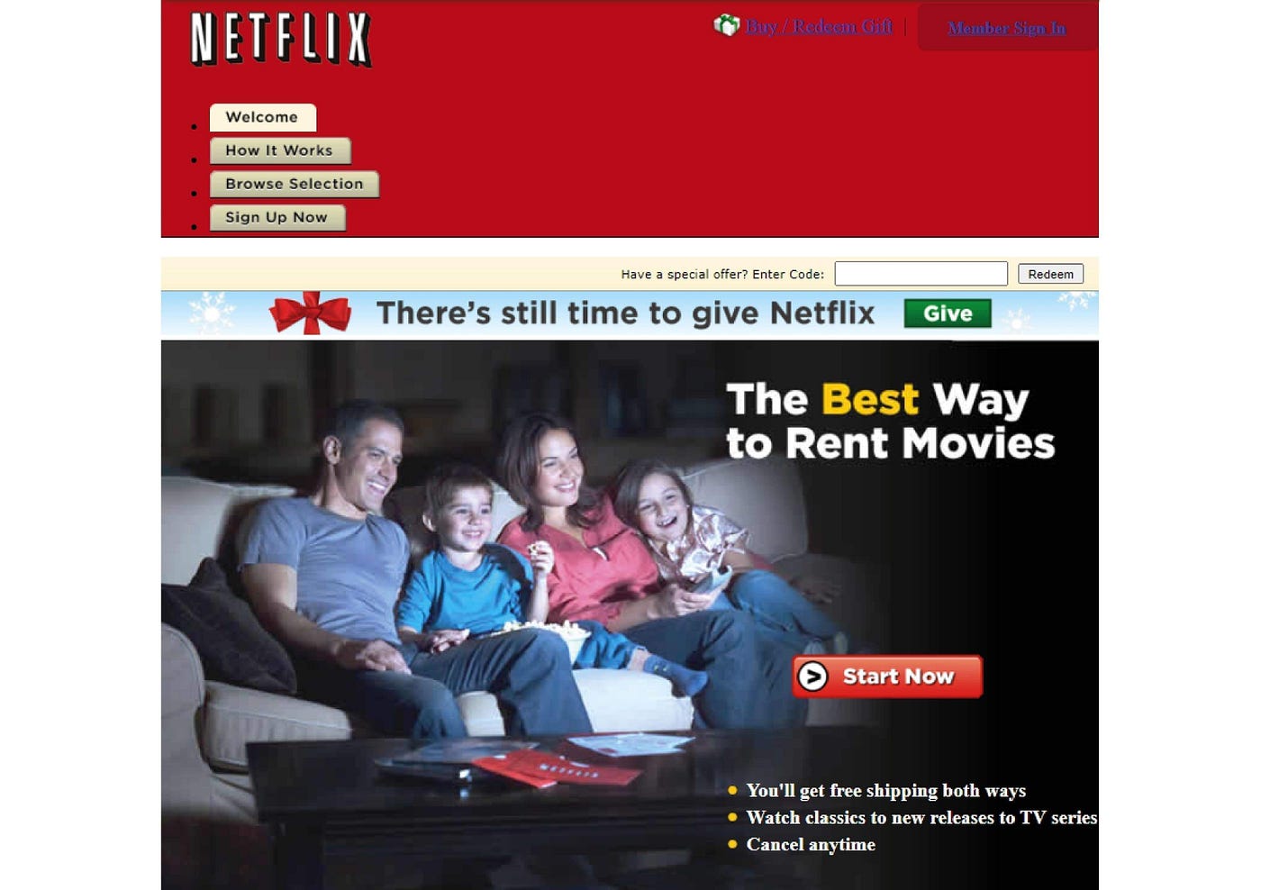 Netflix Browse Selection