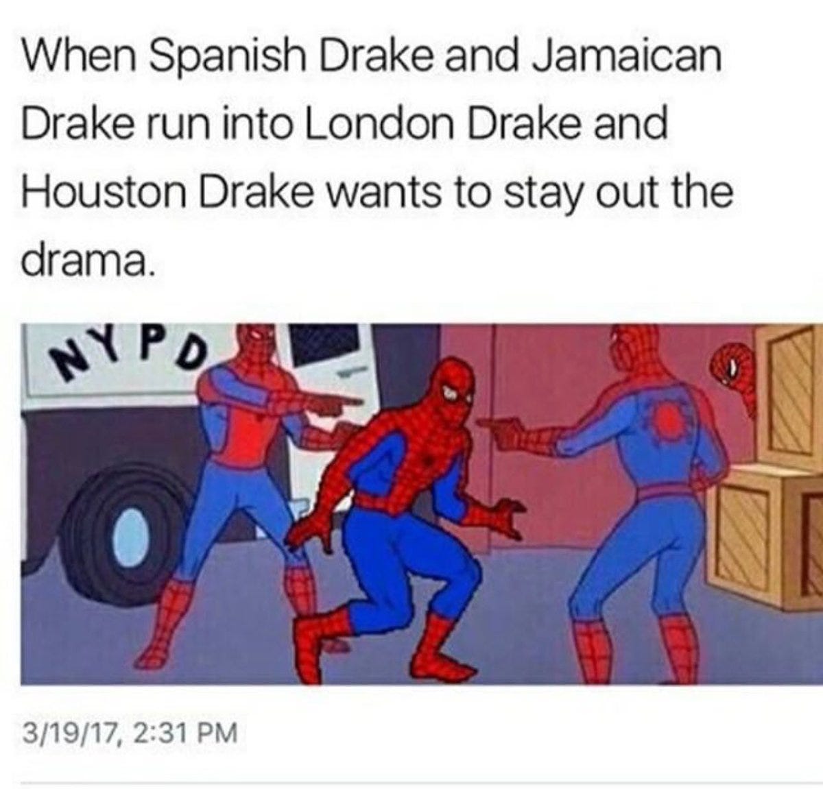 Drake Running Meme