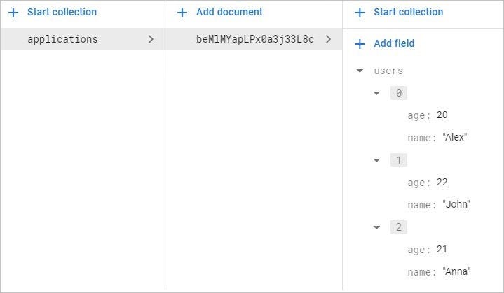 Javascript How To Fetch Nested Map Fields In A Firestore Document