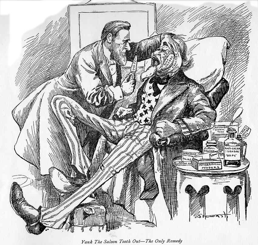 Progressive Era Political Cartoons Prohibition