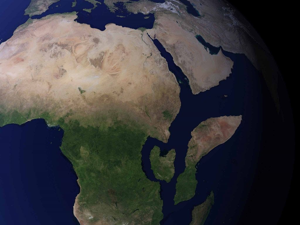 Ocean Beside Africa