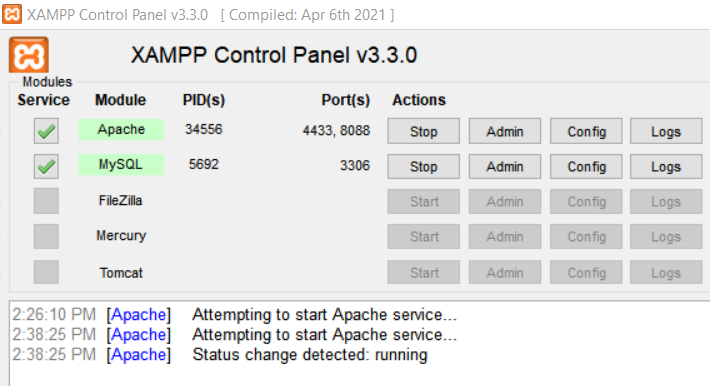 Xampp Errorport 80 In Use By Quotunable To Open Process