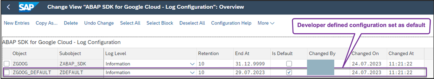 Application Logging in ABAP SDK for Google Cloud - SAP Community