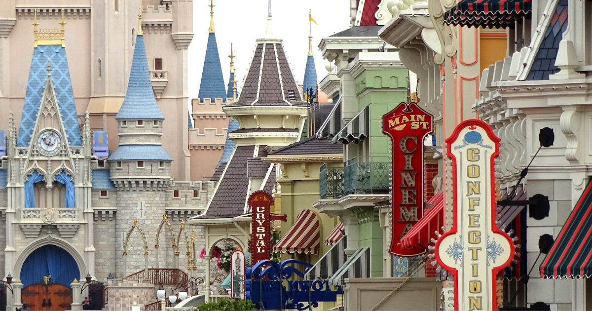 Disney World Main Street Background Walt Disney World Resort Wallpaper