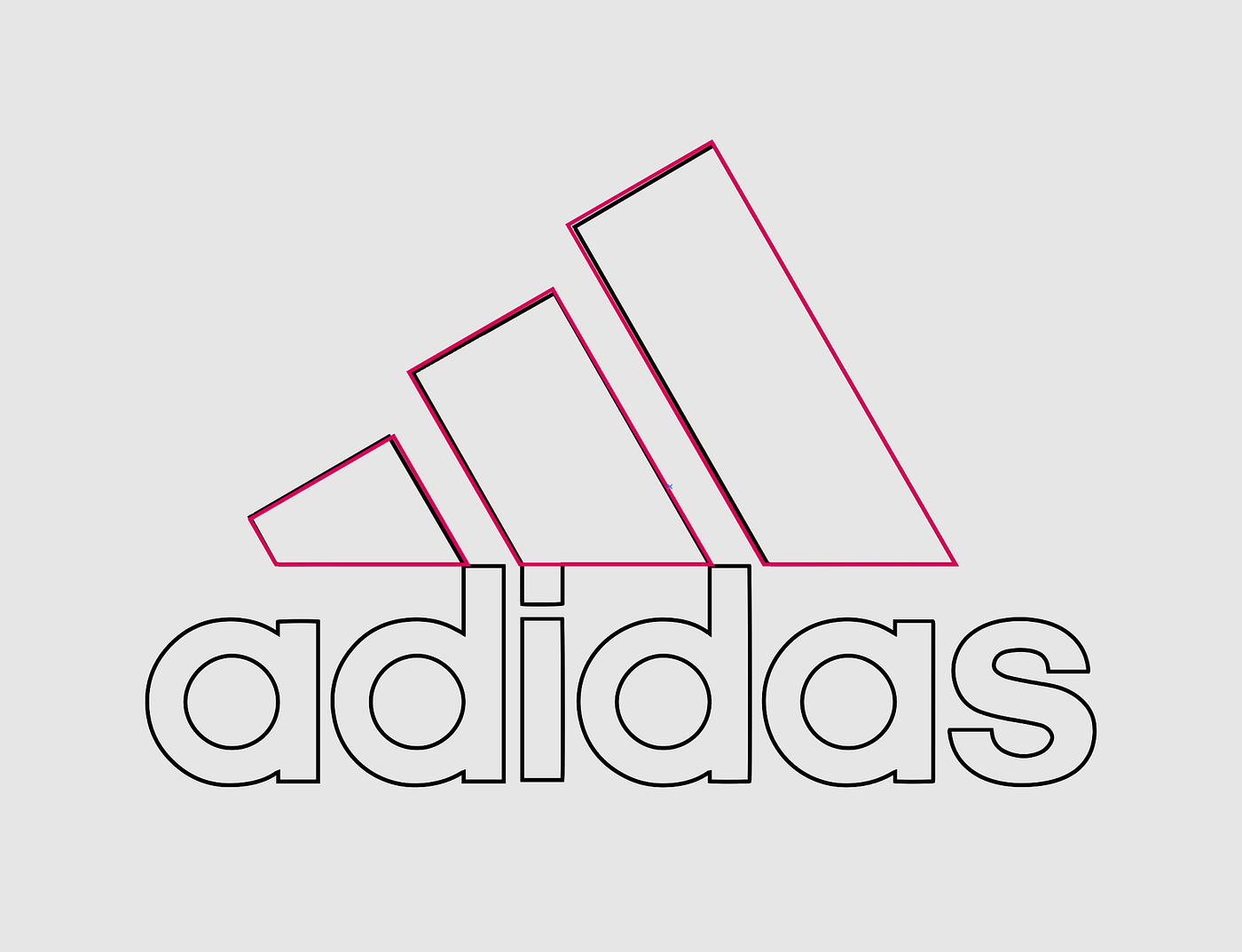 Adidas White Logo Vector