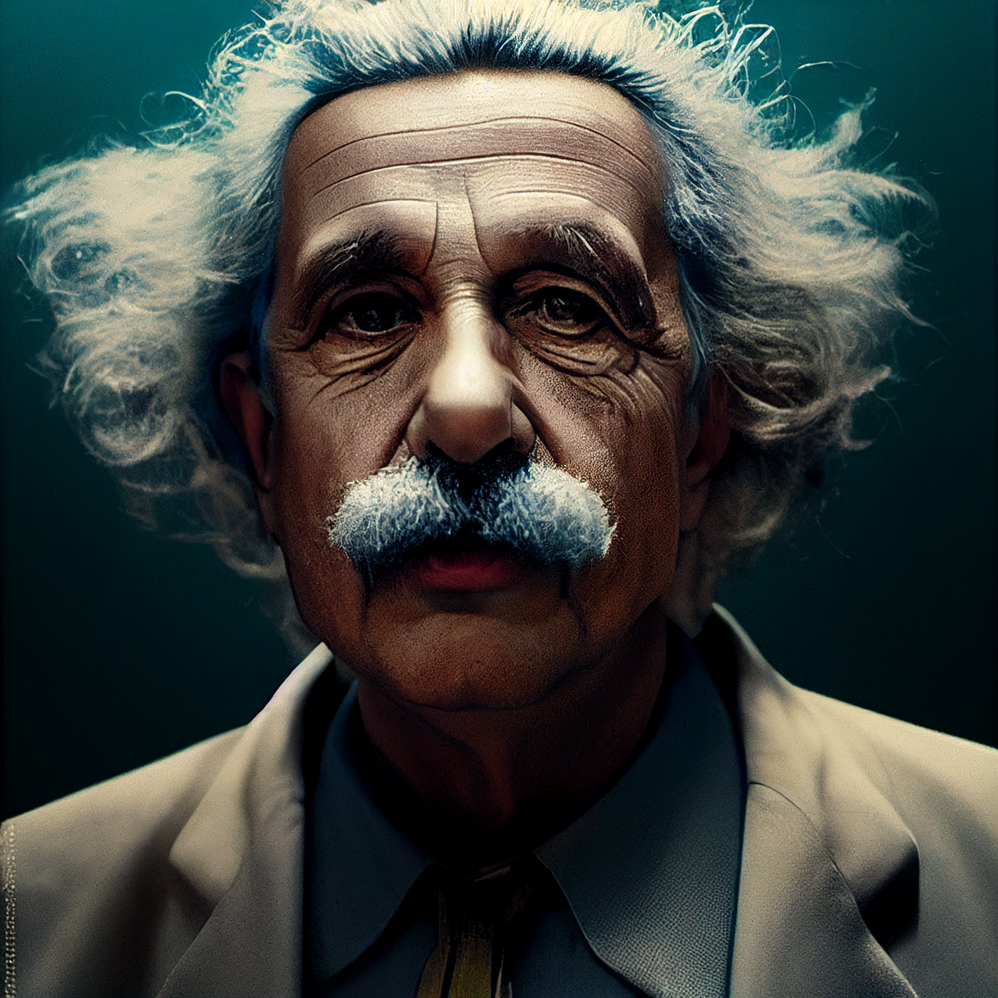 Albert Einstein Mustache