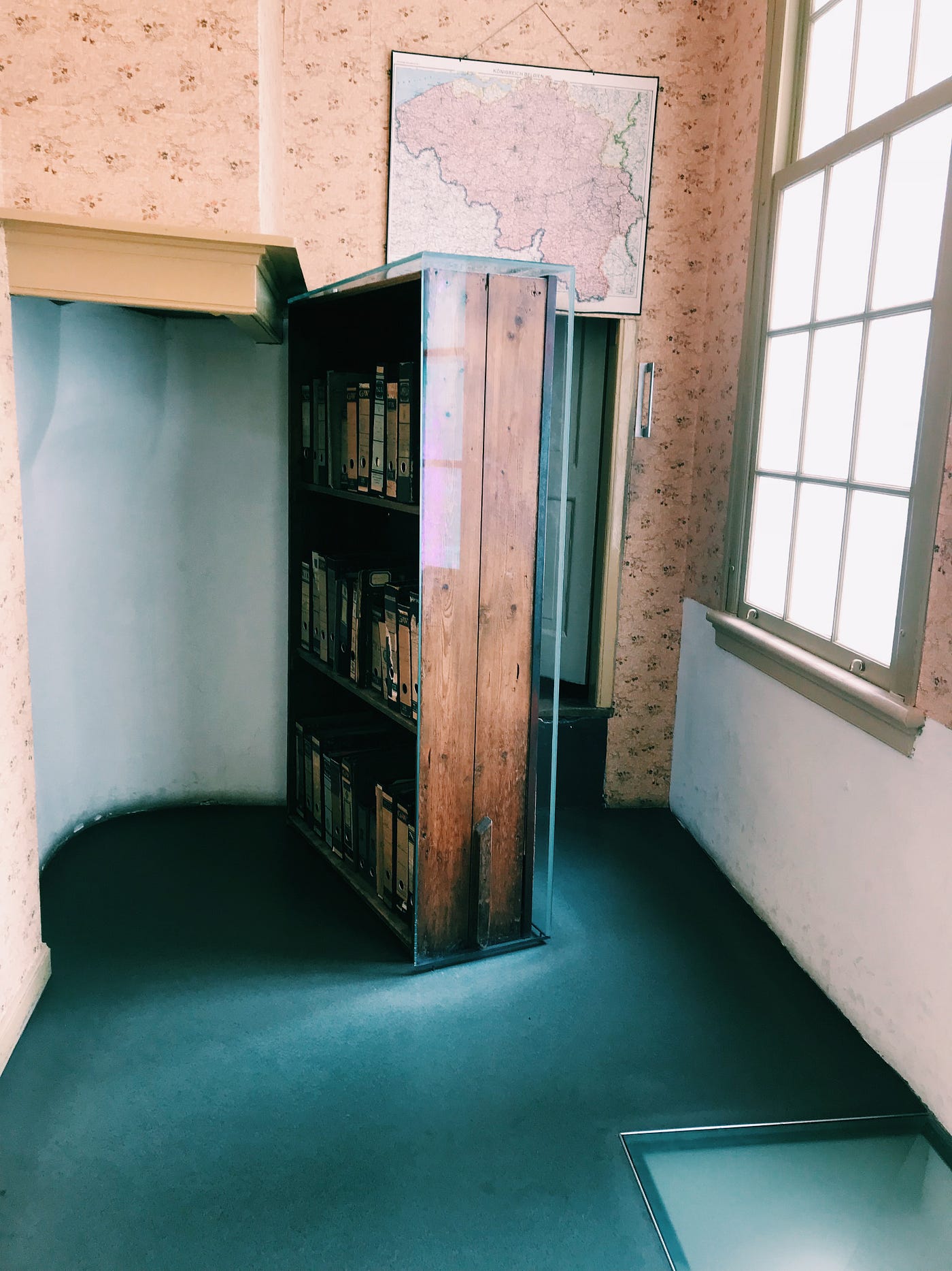 Anne Frank Secret Annex Bookcase