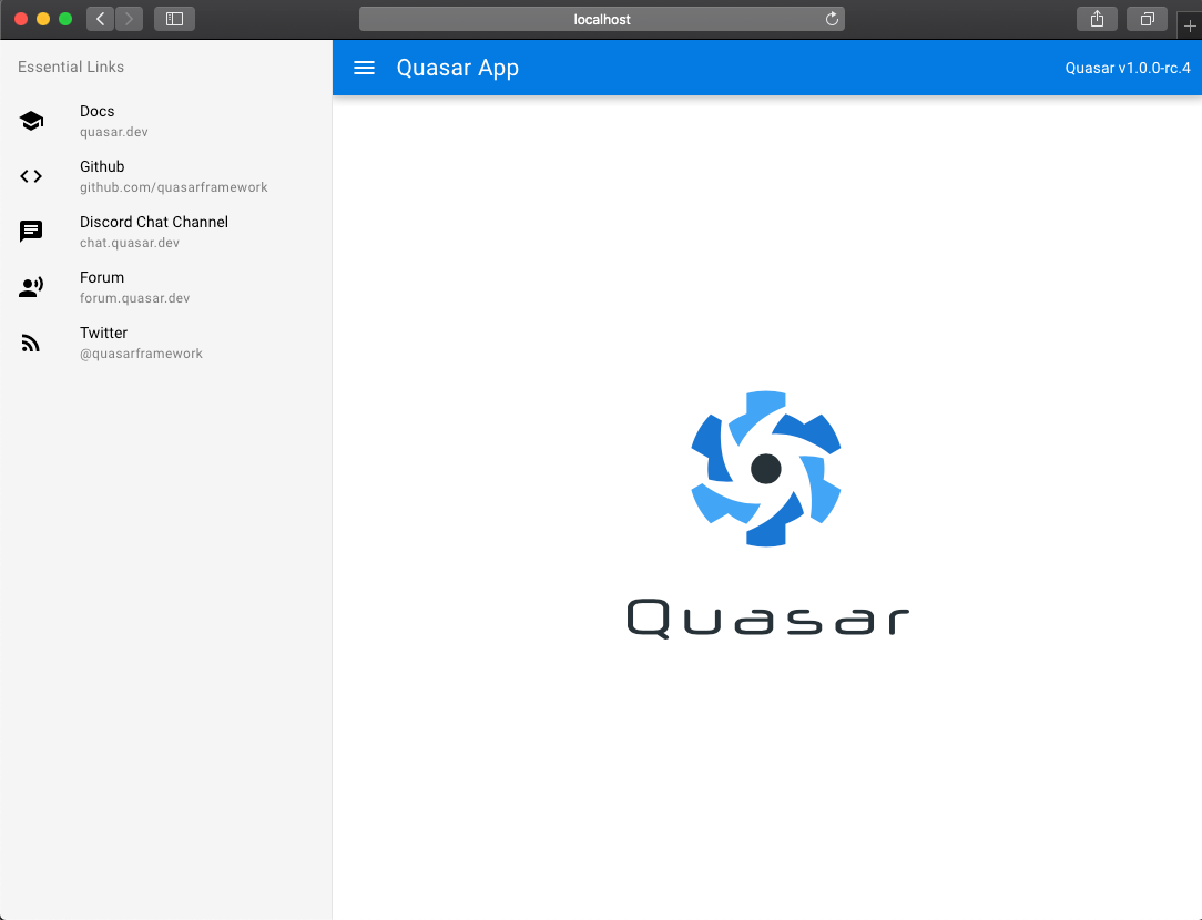 Quasar Dev QUASAR Development