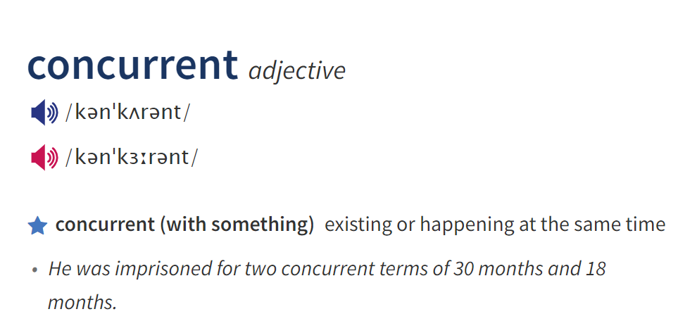 Concurrent Definition