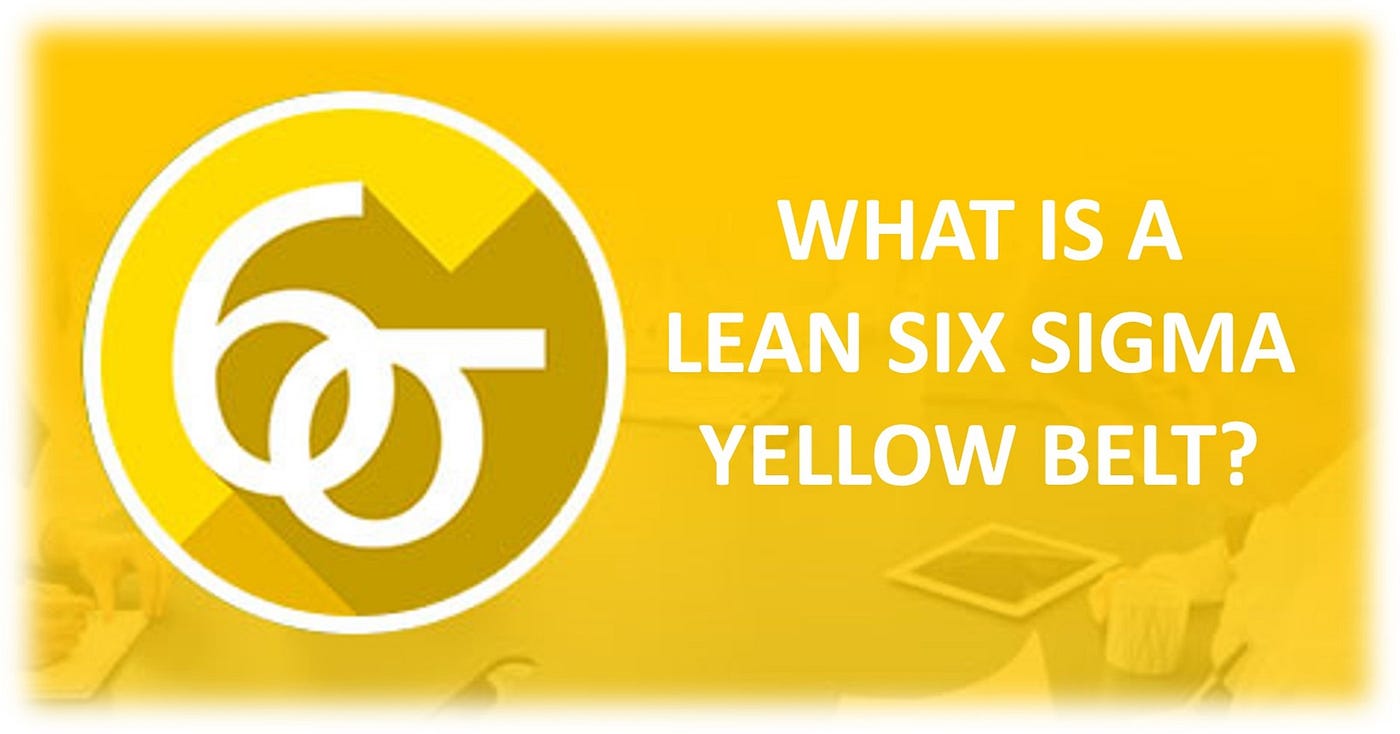 Six Sigma Yellow Belt Logo