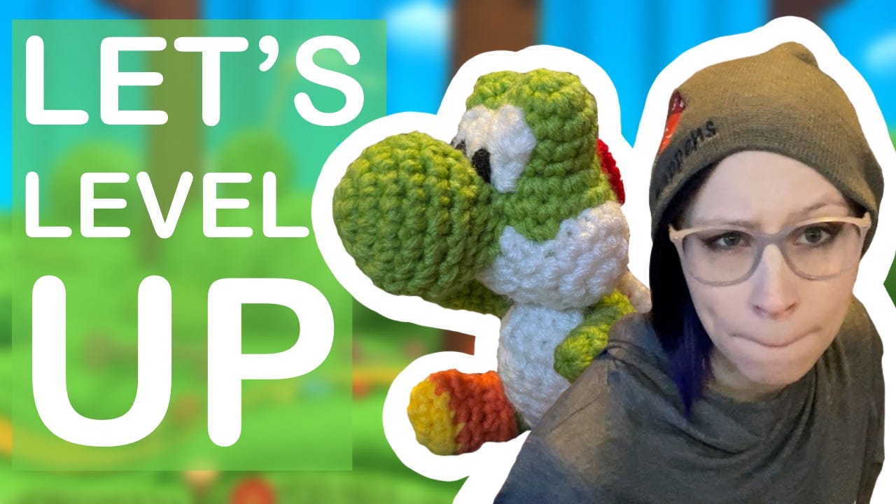 Yoshi Amigurumi Yoshi's Wooly World