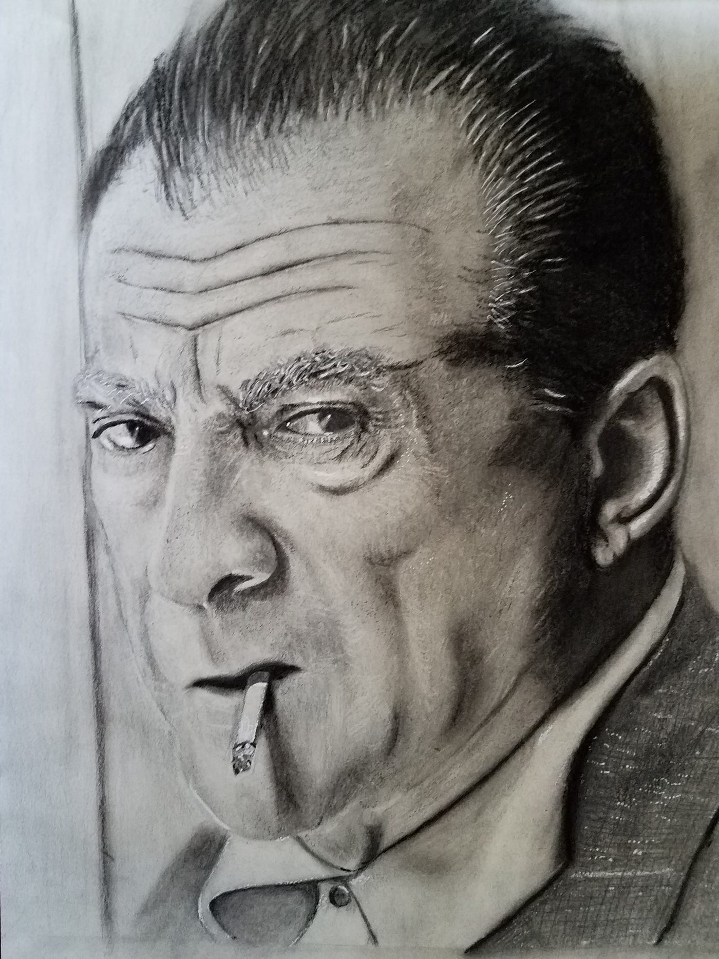 Skin Pencil Drawing