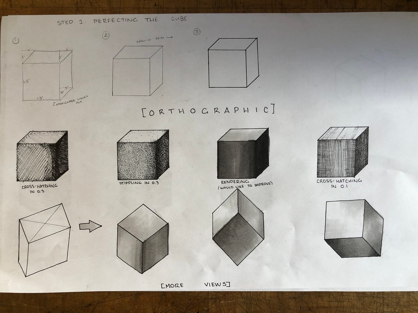 How To Draw A Cube With Shading How To Draw A Cube: Step By Step