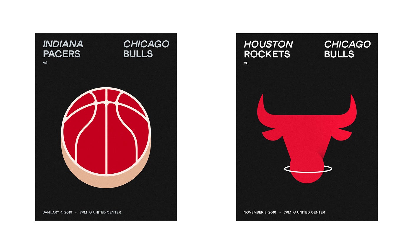 Few Examples Of Nba Logo Redesigns Created By Graphic Designer Michael