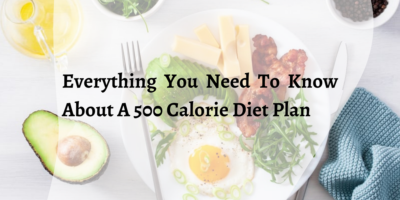 500 Calories A Day Plan