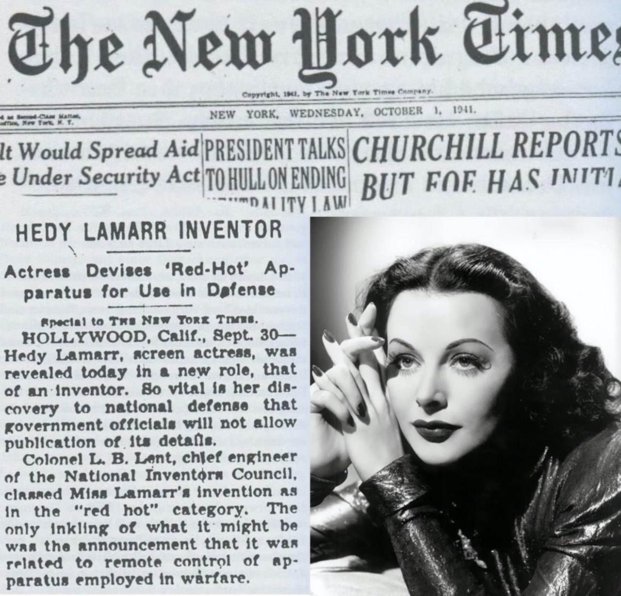 Hedy Lamarr Uitvinding Hedy Lamarr, 1914 2000; Filmster En