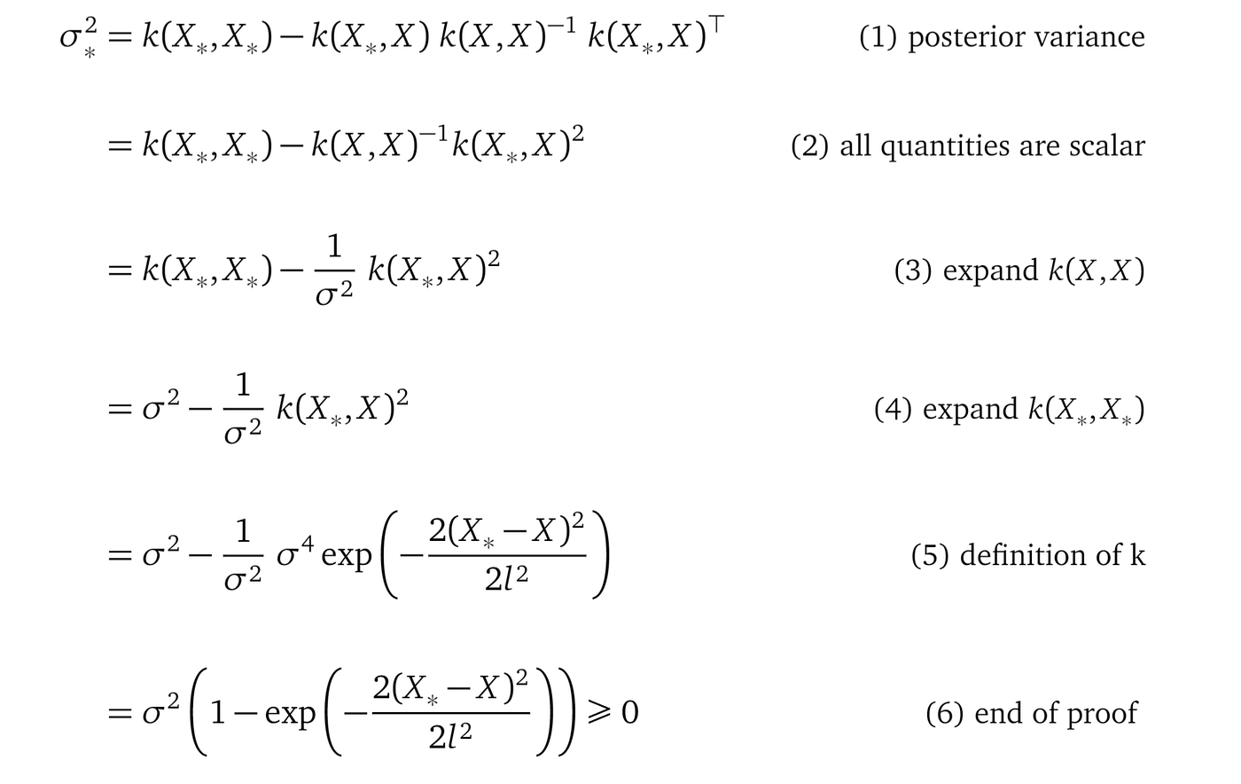 Covariance Formula Shortcut