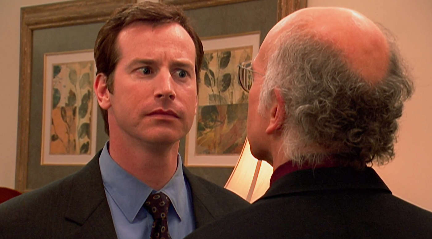 Larry David Curb Your Enthusiasm Stare