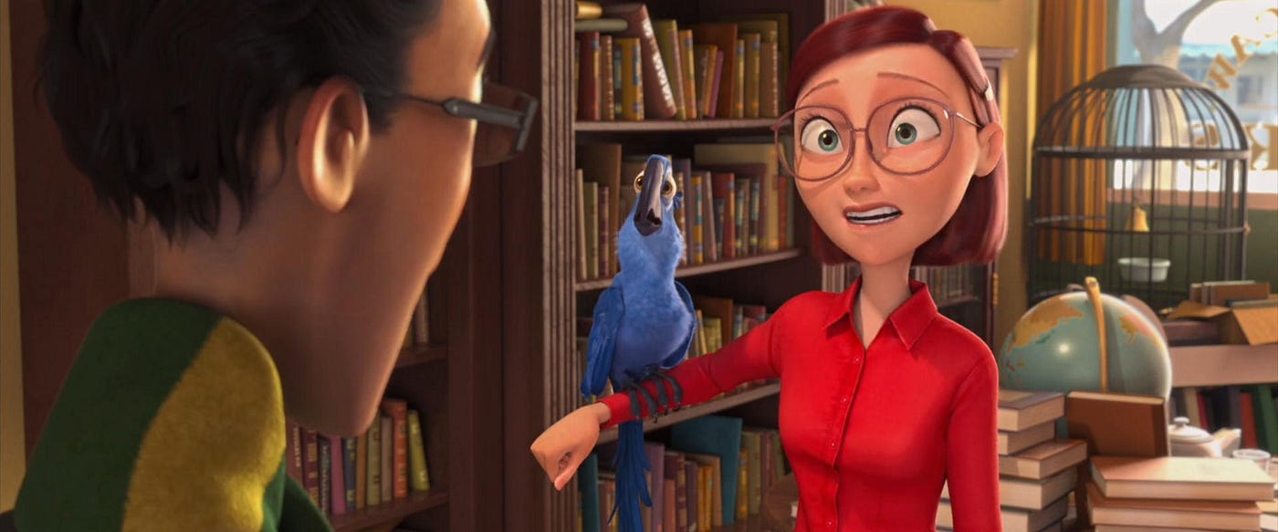 Rio Movie Linda And Tulio