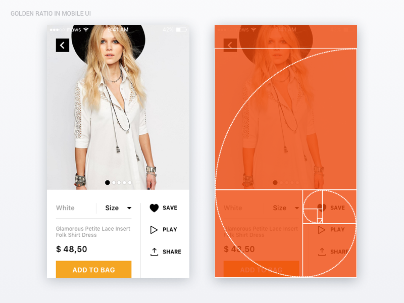 Ui Design How Golden Ratio Works In User Interfaces