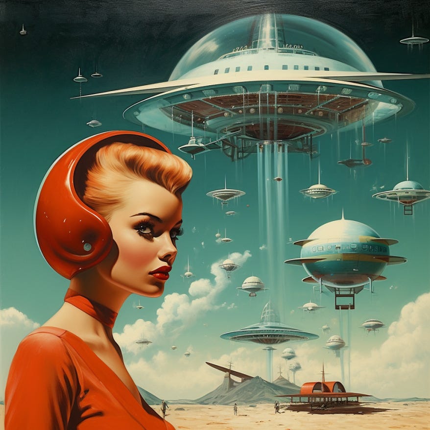 Retro Futuristic Art