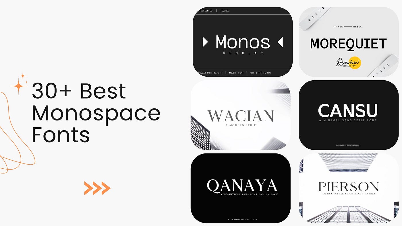 Monospace Fonts My Favorite Monospaced Fonts | UX Collective