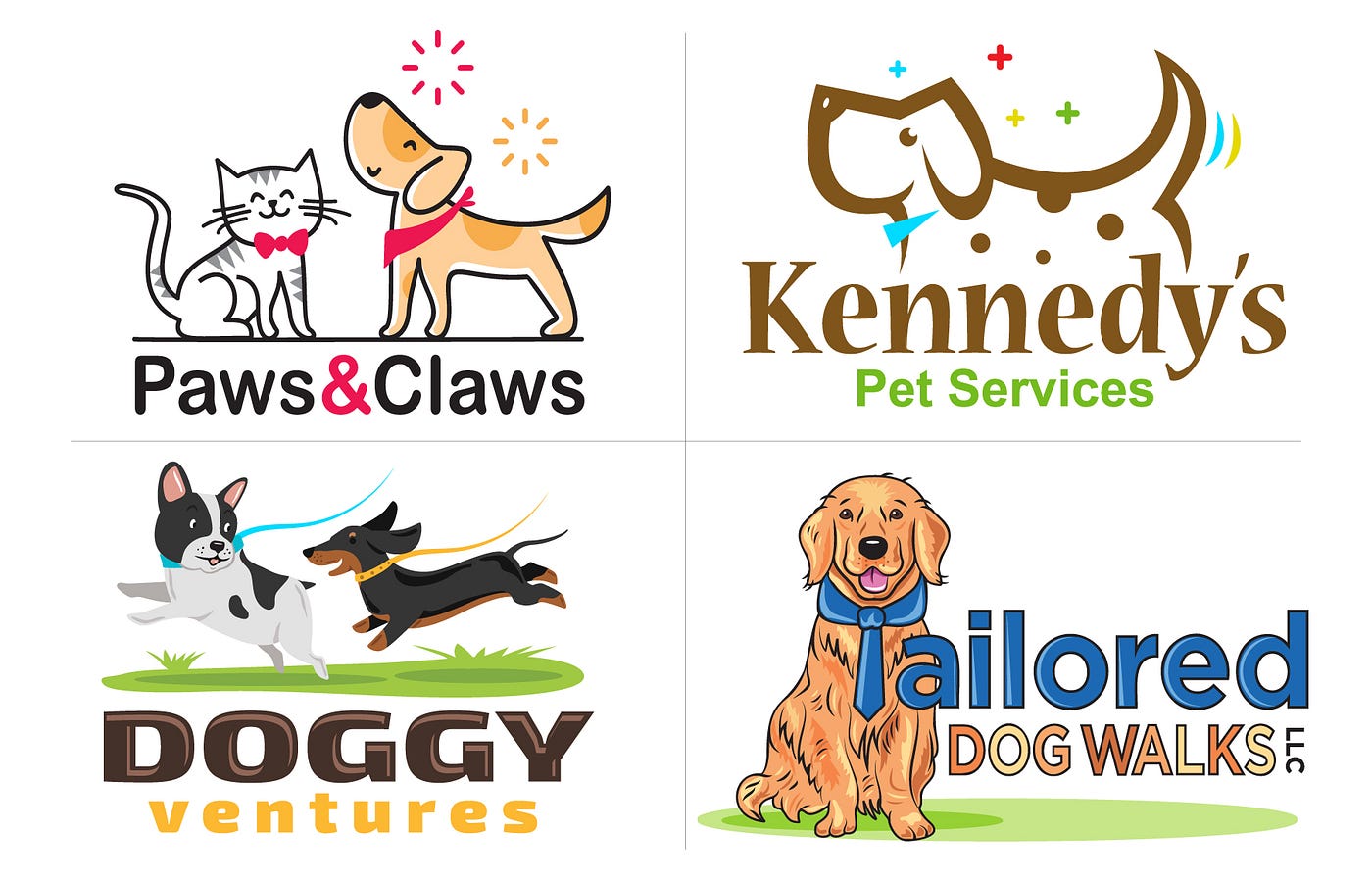 Dog Walking Logo