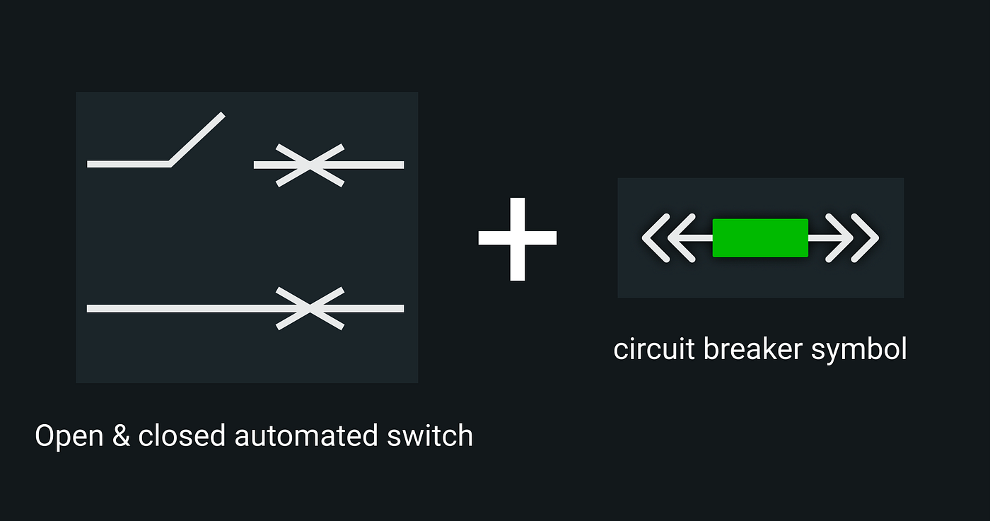 Closed Circuit Breaker Symbol