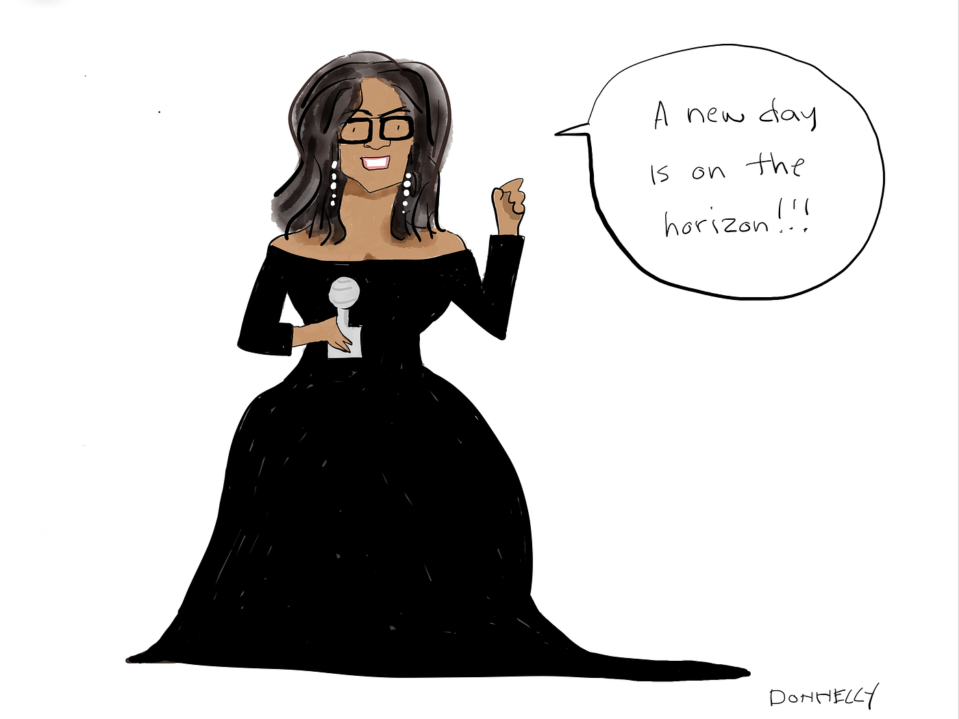 Oprah Cartoon Drawing