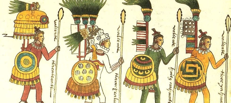 Aztec Warrior And Princess Story